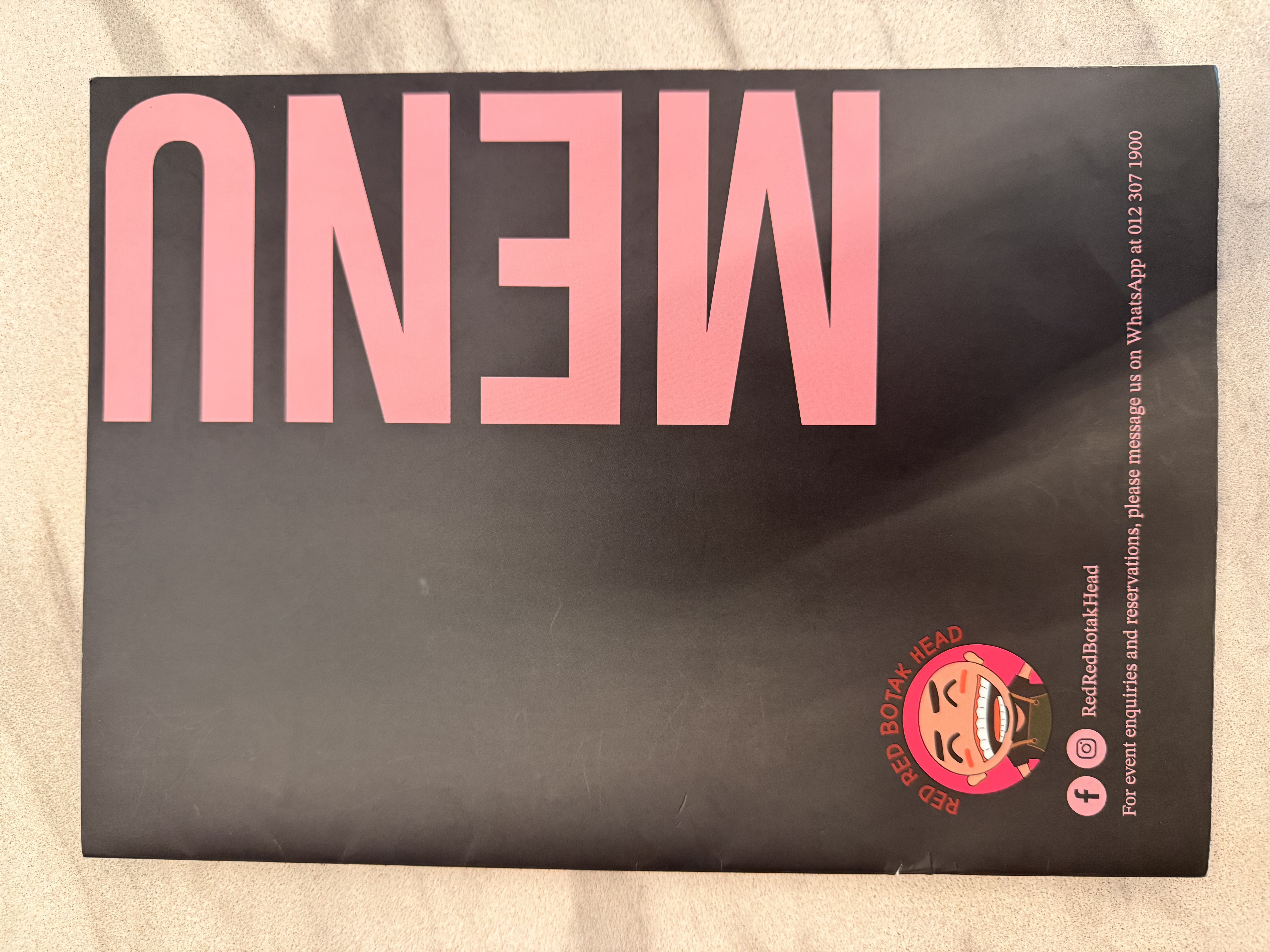 Red Red Botak Head - Menu Images | Food Directory