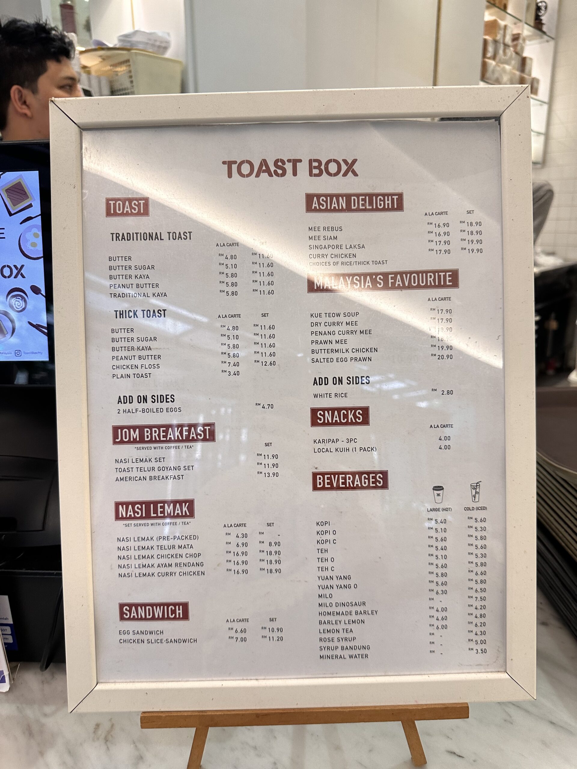Toast Box @ Star Boulevard KLCC - Menu Images | Food Directory